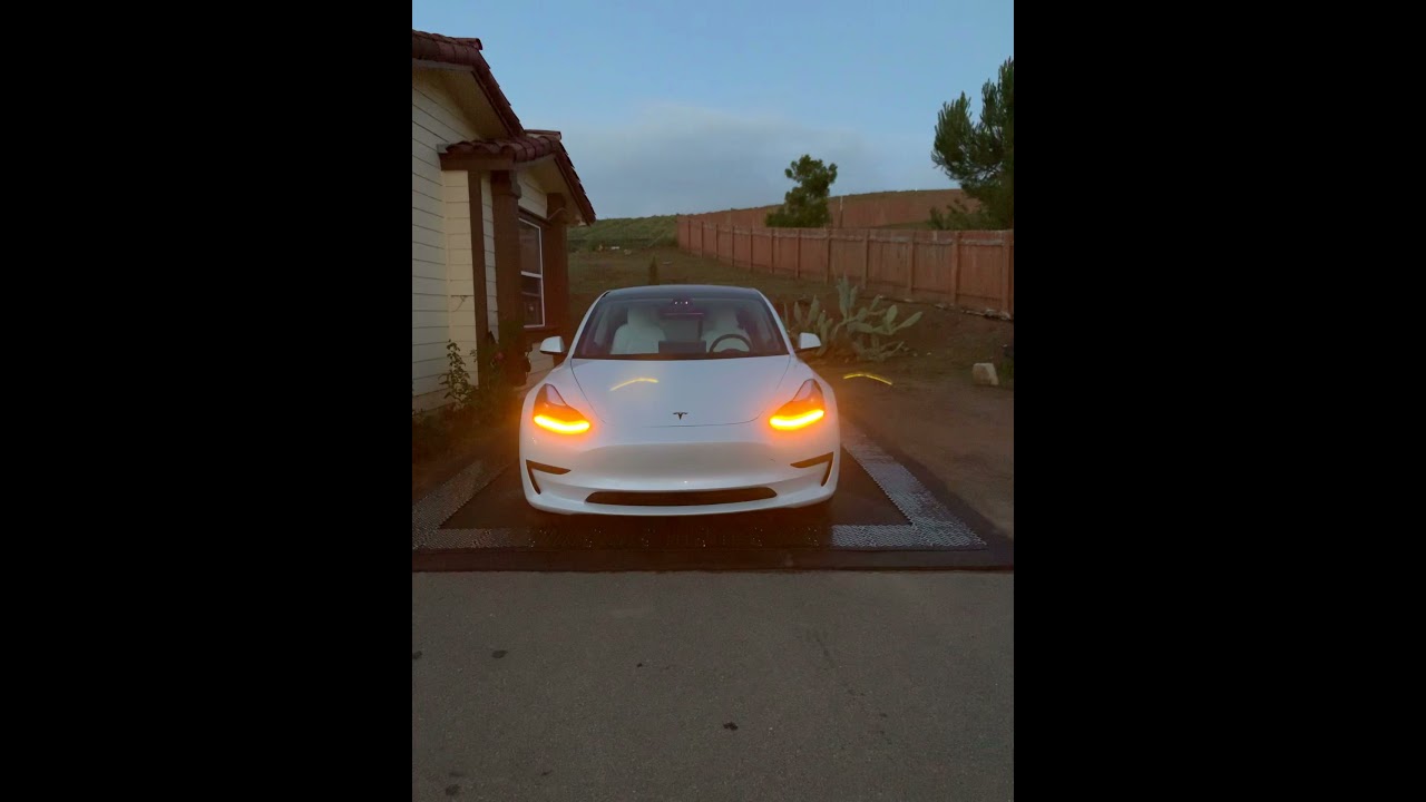 Tesla Model 3 Light Show - YouTube