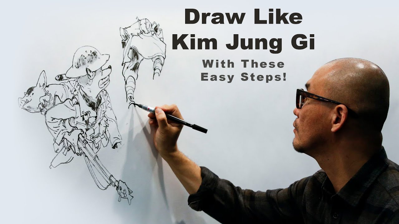 Draw Like Kim Jung Gi With These Easy Steps! - YouTube
