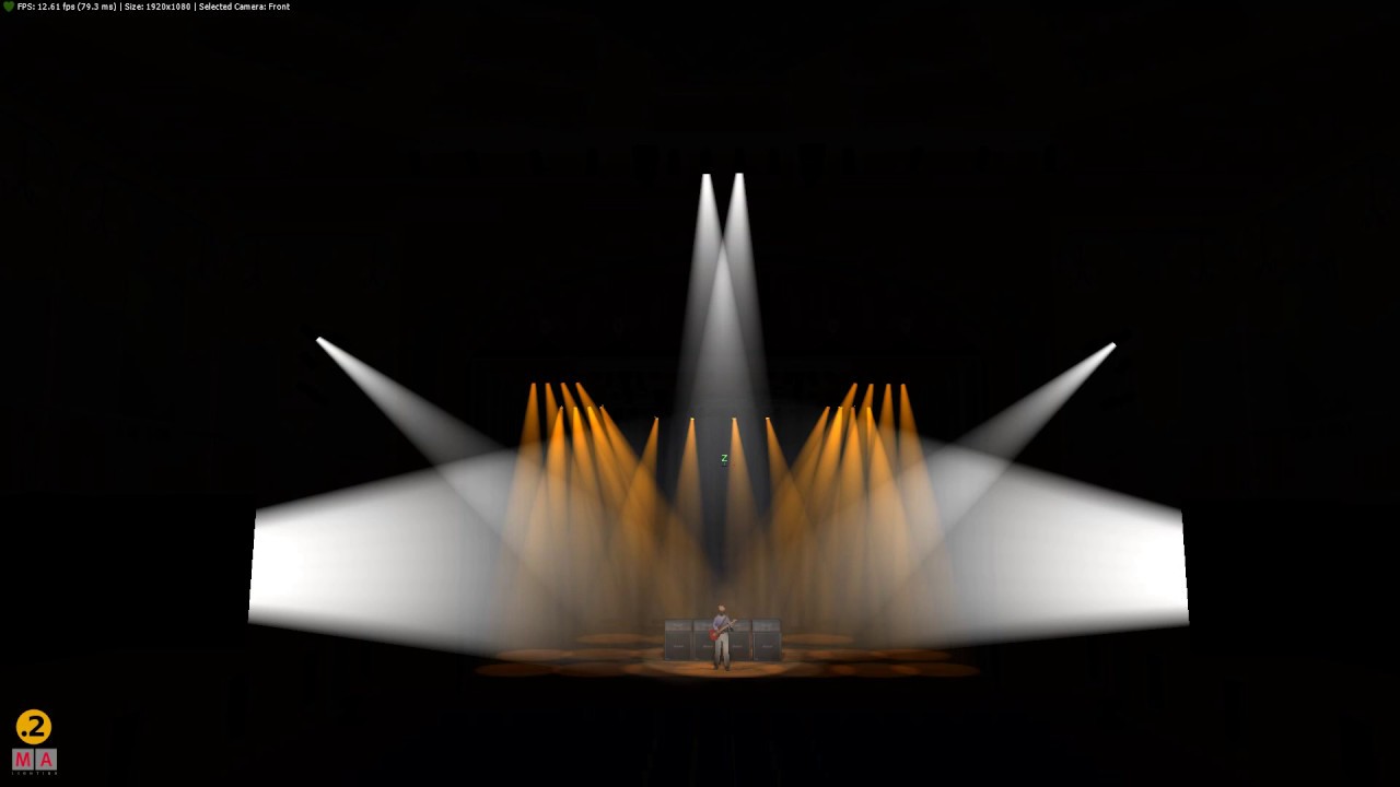 Seminole Theater Lighting Show 1 MA Dot2 - YouTube