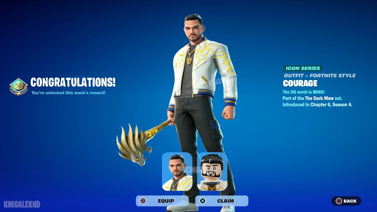 How To Get Courage Skin NOW FREE In Fortnite! (Unlock LEGO Courage ...