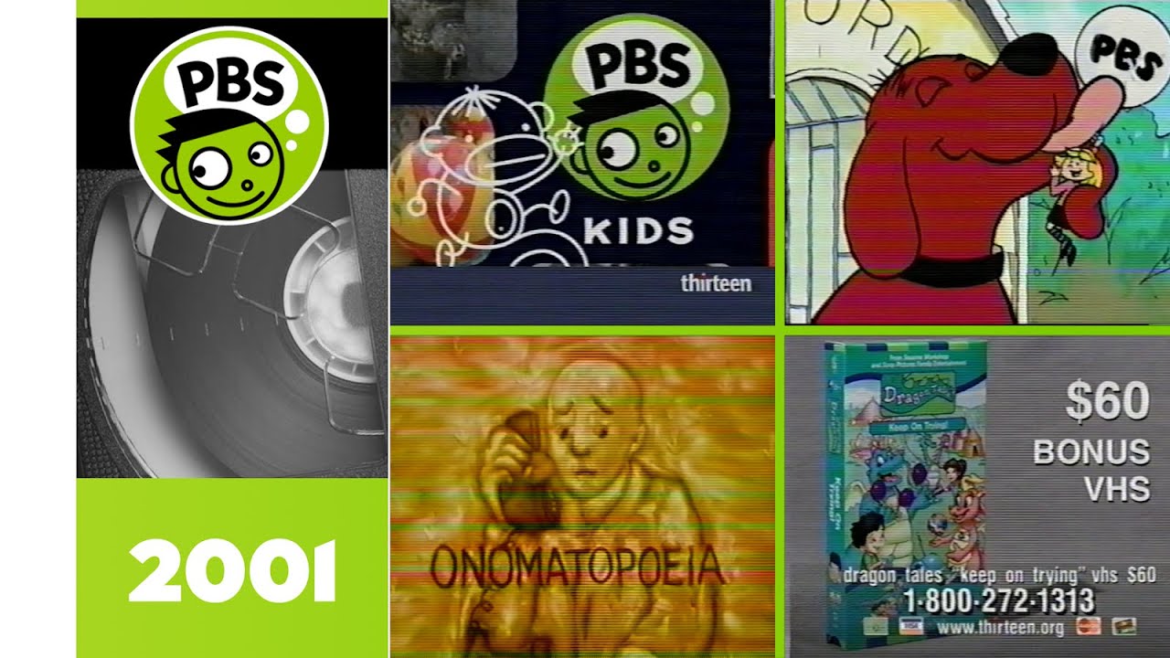 PBS Kids Program Breaks Compilation (WNET, Nov/Dec 2001) - YouTube