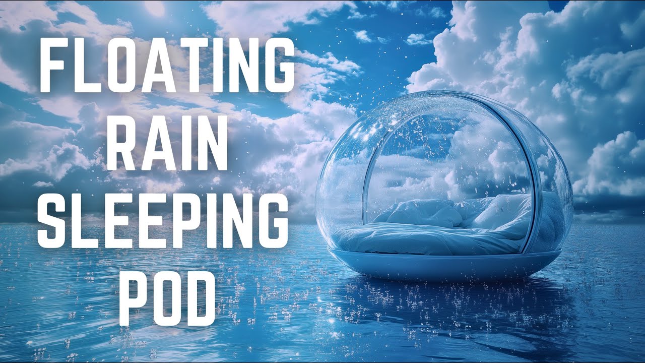 FLOATING RAIN SLEEPING POD | 12 Hours | Black Screen | No Midway Ads ...