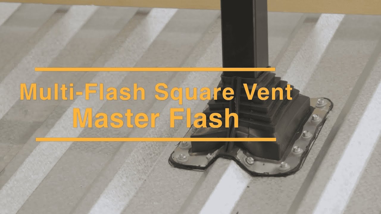 Master Flash® Multi Square Vent (Retrofit Application) - Installation Video - YouTube