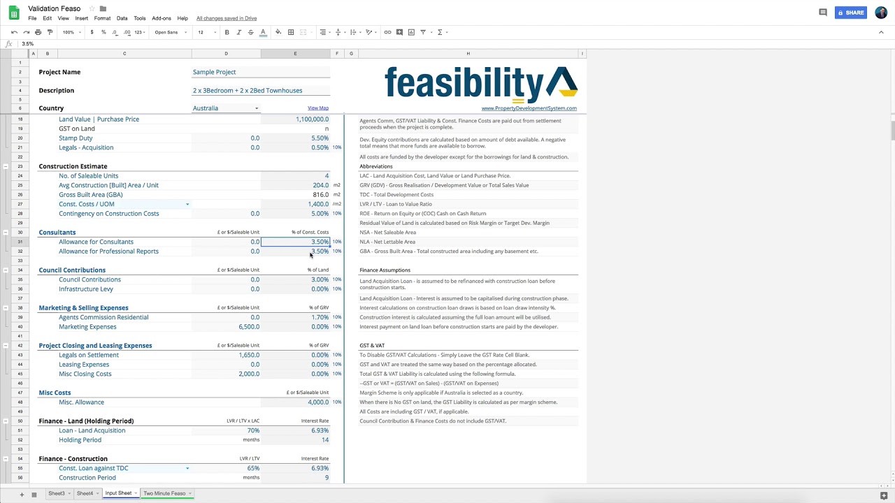 Property Development Feasibility Case Study - Australia & International - YouTube