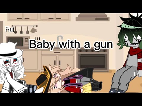 Baby (Rui) with a gun - YouTube