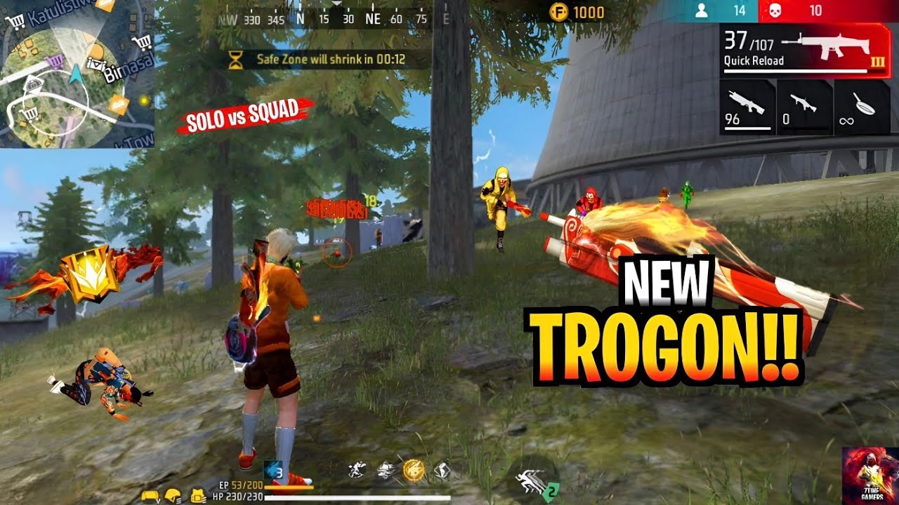 NEW TROGON ON FIRE 🔥 SOLO vs SQUAD Diamond Lobby TROGON + SCAR OP ...