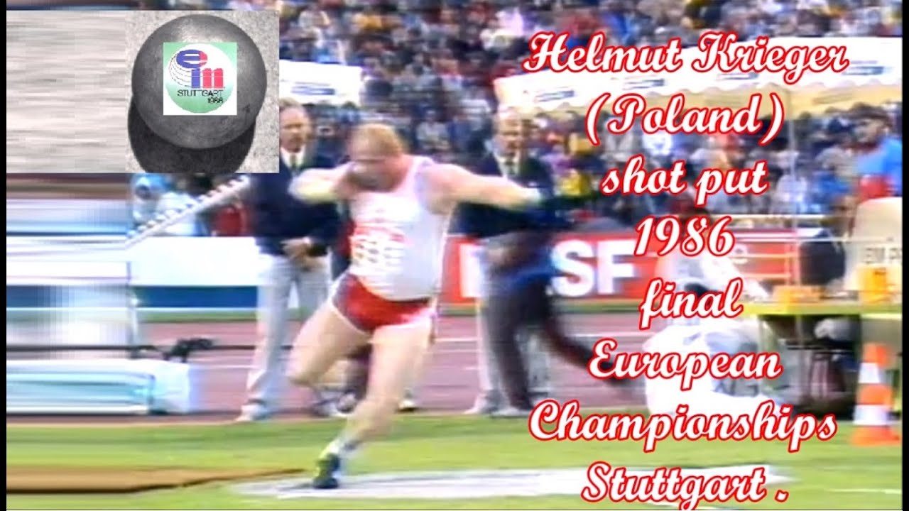 Helmut Krieger (Poland) shot put 1986 final European Championships ...