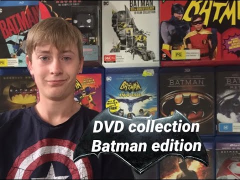 Batman DVD collection (DVD collections part 1) - YouTube