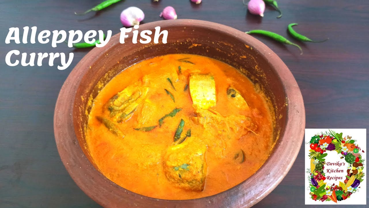 Thenga Aracha Meen Curry // Alappuzha Fish Curry // Kerala Fish curry ...