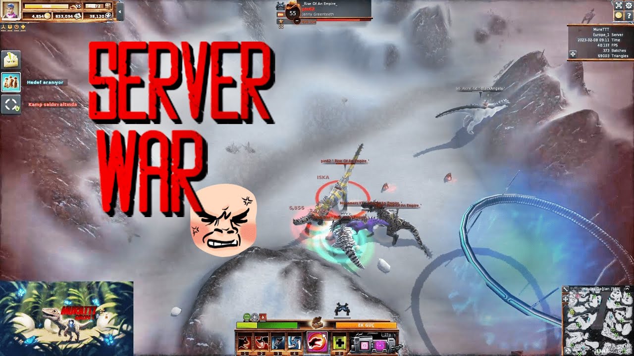 War #8 - Europa 1 - Server War - Dino Storm - YouTube