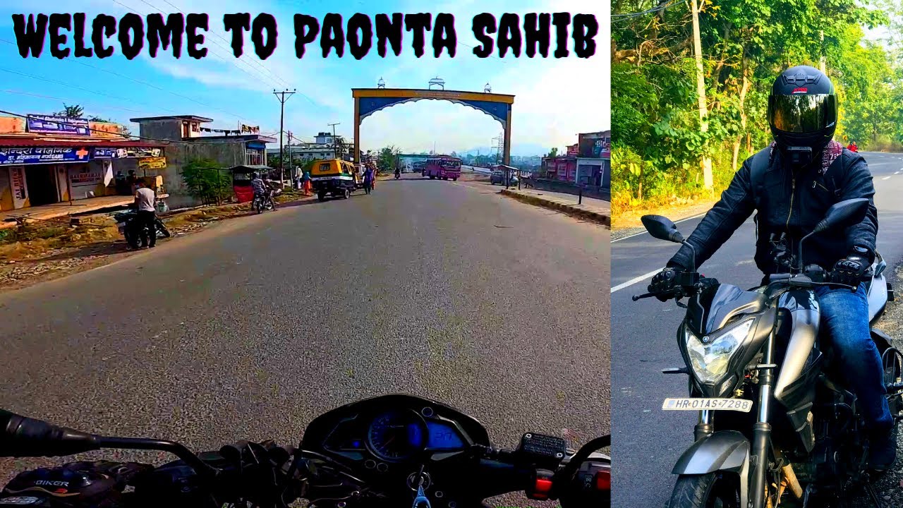 PAONTA SAHIB ROAD TRIP || Gurudwara sahib || Beautiful Yamuna river ...