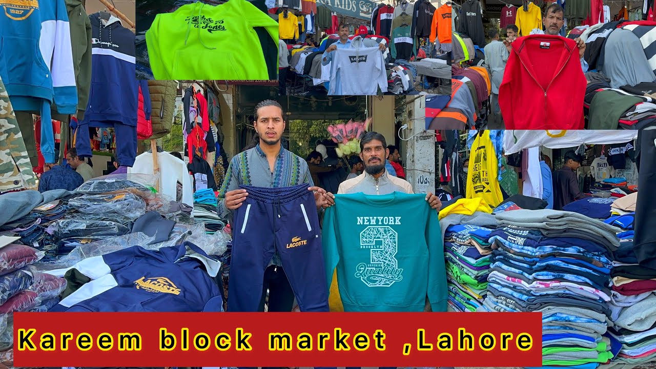 Kareem Block Market | Tracksuit | SweatShirt | Upper | In | Lahore ...