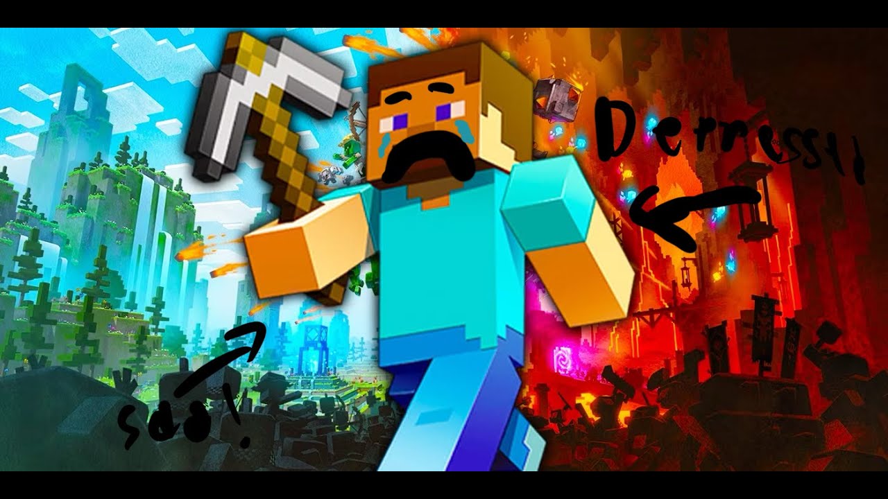 Can I Beat Minecraft With Depression!?!?! (LIVE) - YouTube