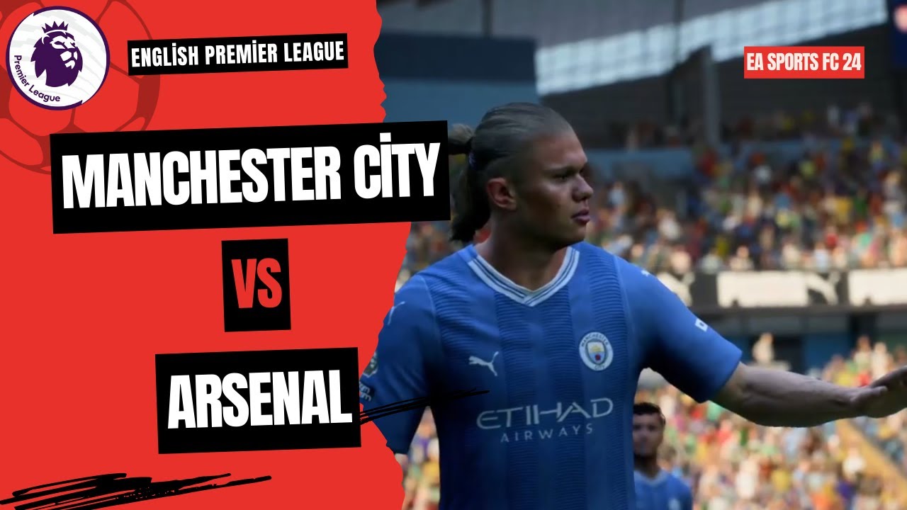 Manchester City vs Arsenal | Premier League | FC24 Xbox - YouTube