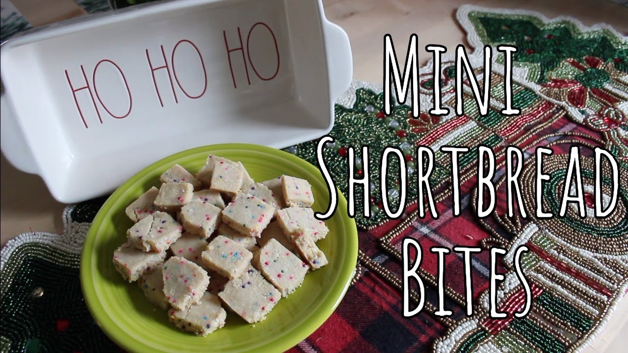 Recipe | Mini Shortbread Bites - YouTube