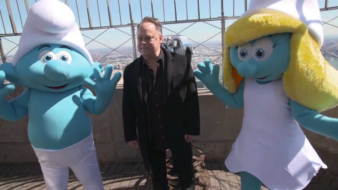Smurfs: The Lost Village: Empire State Building Event | ScreenSlam ...