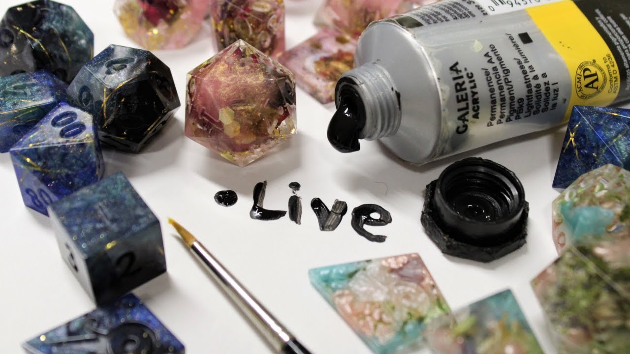 Chill Dice Inking Stream :D - YouTube