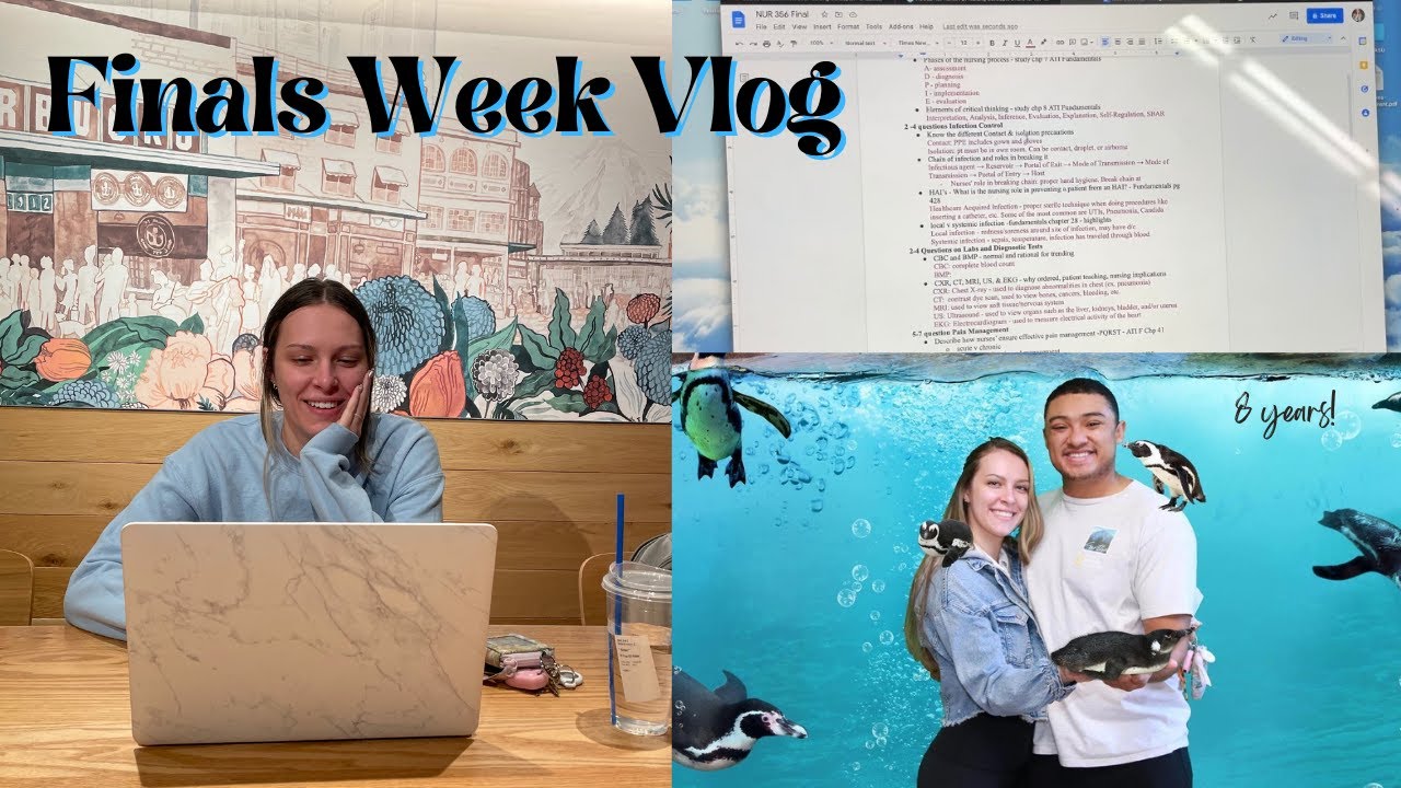 Week in the Life of a Nursing Student - Finals (+ 8 year anniversary ...
