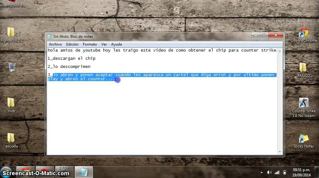 Como obtener el chip para counter strike lokendo..... - YouTube