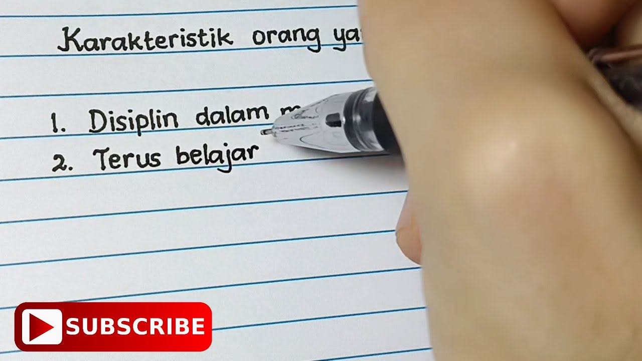 Ciri-ciri Orang yang Sedang Menuju Fase Kekayaan - Tulisan Tangan Bagus ...
