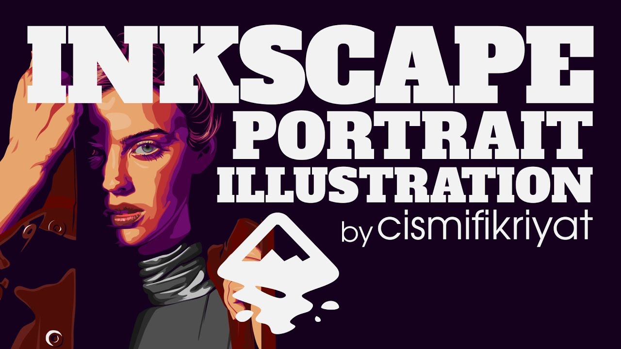 Vector Portrait Illustration with Inkscape 1.0 - YouTube