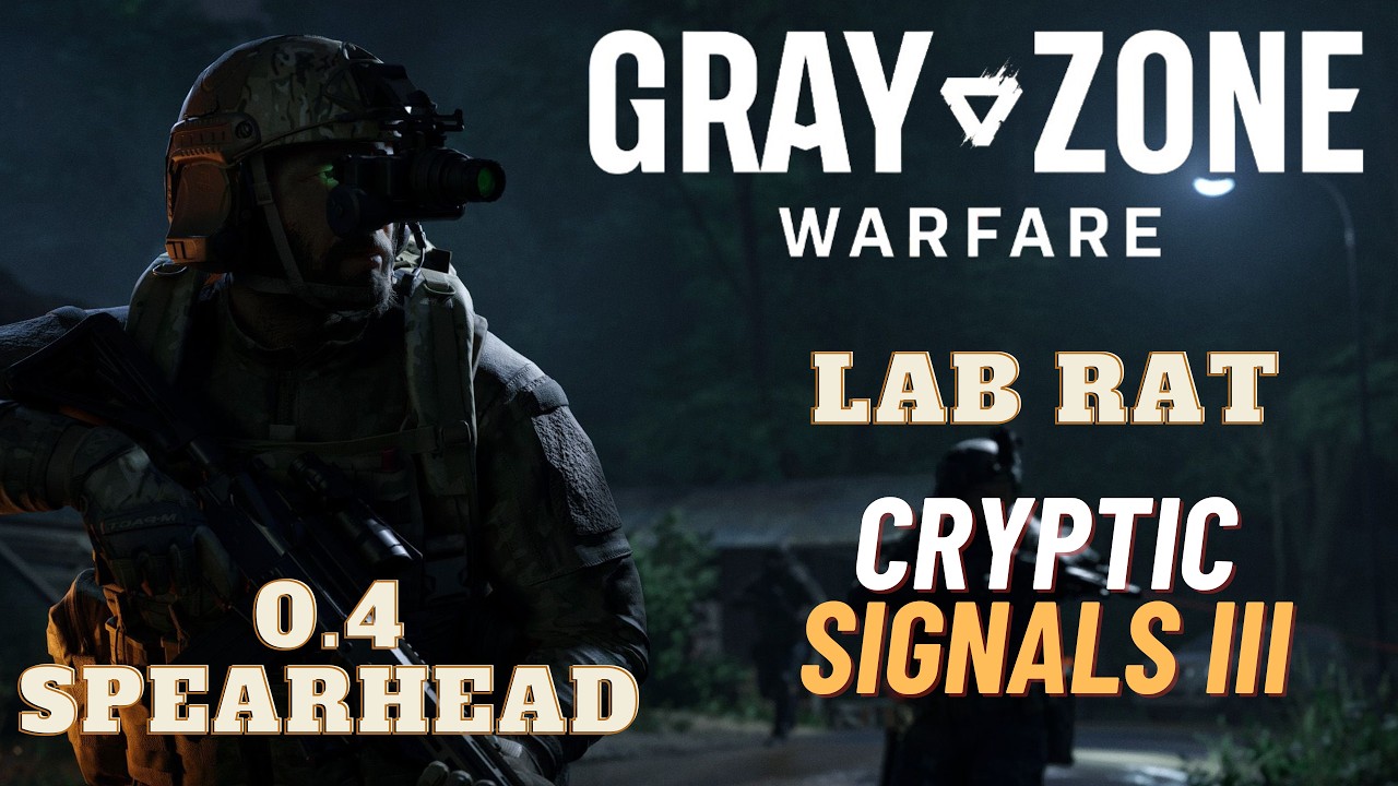 Cryptic Signals III - Lab Rat - Update 0.4 - Gray Zone Warfare (GZW ...