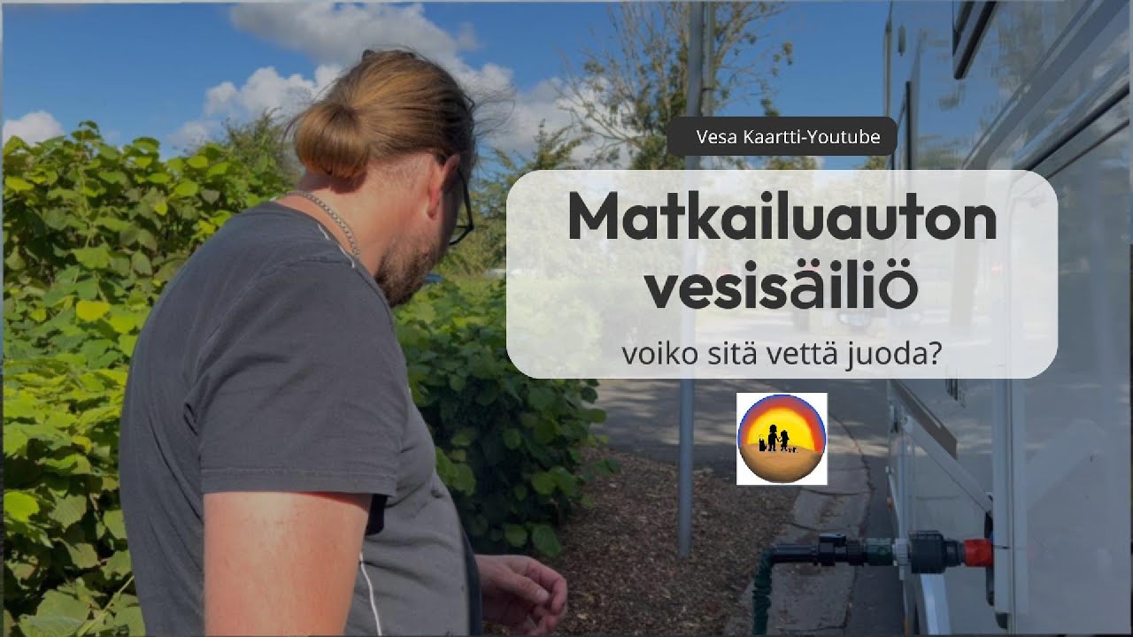 Matkailuauton vesisäiliö - Voiko sitä vettä juoda? - YouTube