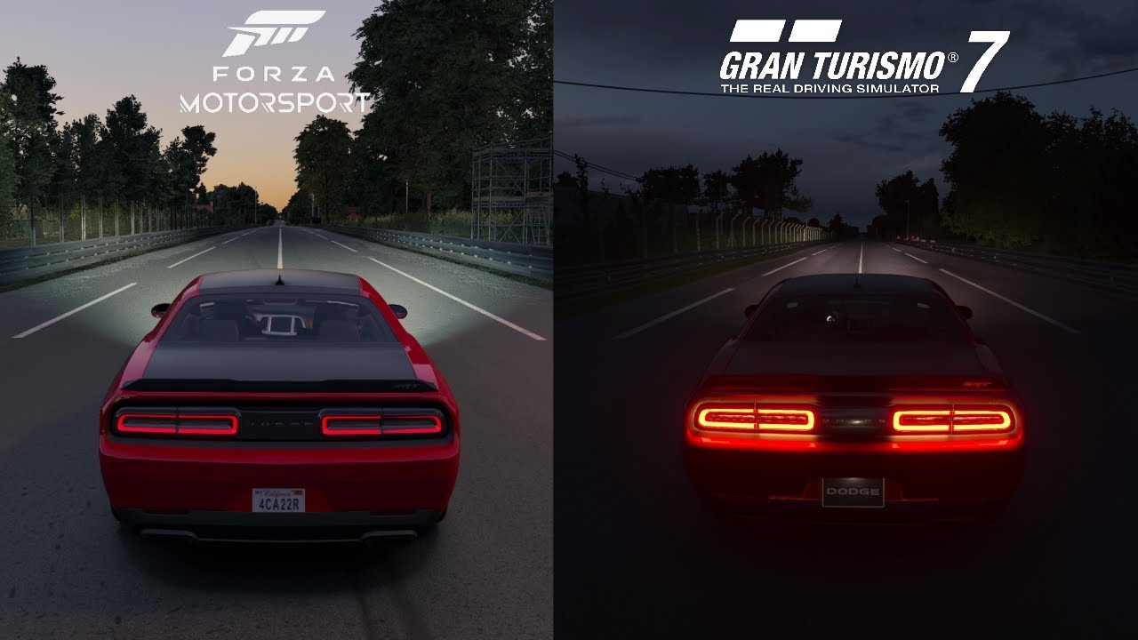 Gran Turismo 7 vs Forza Motorsport - Dodge Demon Comparison - YouTube