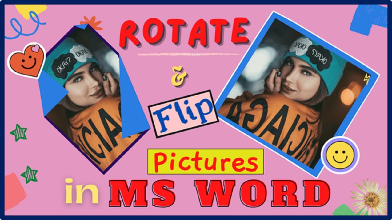 How to rotate picture in ms word ll Image Rotation ll - YouTube