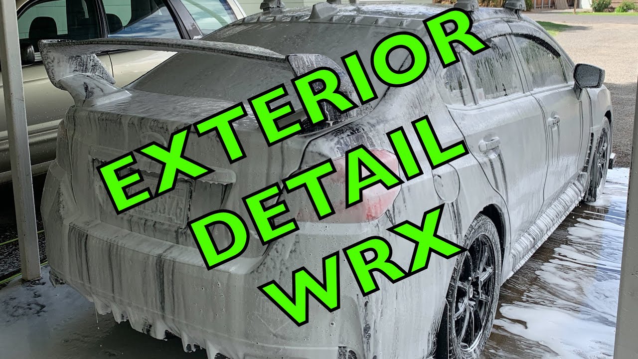 Detailing Day! Exterior WRX - YouTube