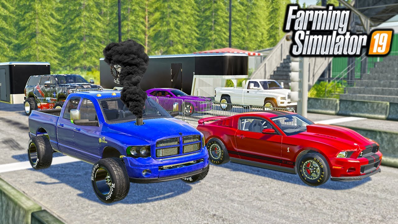 RICH REDNECK DRAG RACING! (DRAG TRUCK BLOWS UP!) | (ROLEPLAY) FARMING ...