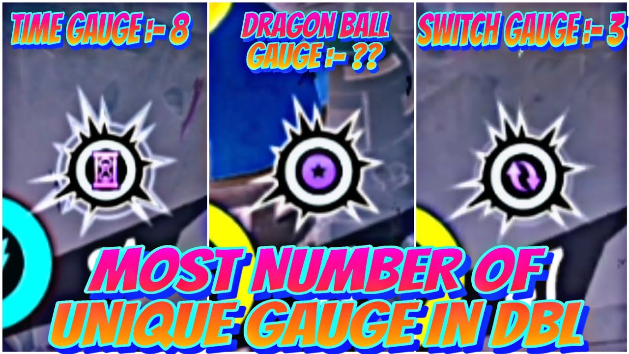 THE MOST NUMBER OF UNIQUE GAUGE!! 🔥 IN DRAGON BALL LEGENDS - YouTube