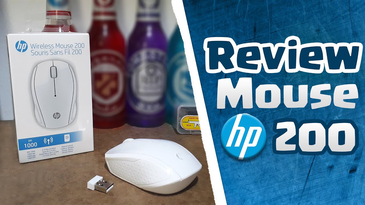 ¿El mejor mouse inalámbrico barato? Review mouse Wireless Hp 200 - YouTube