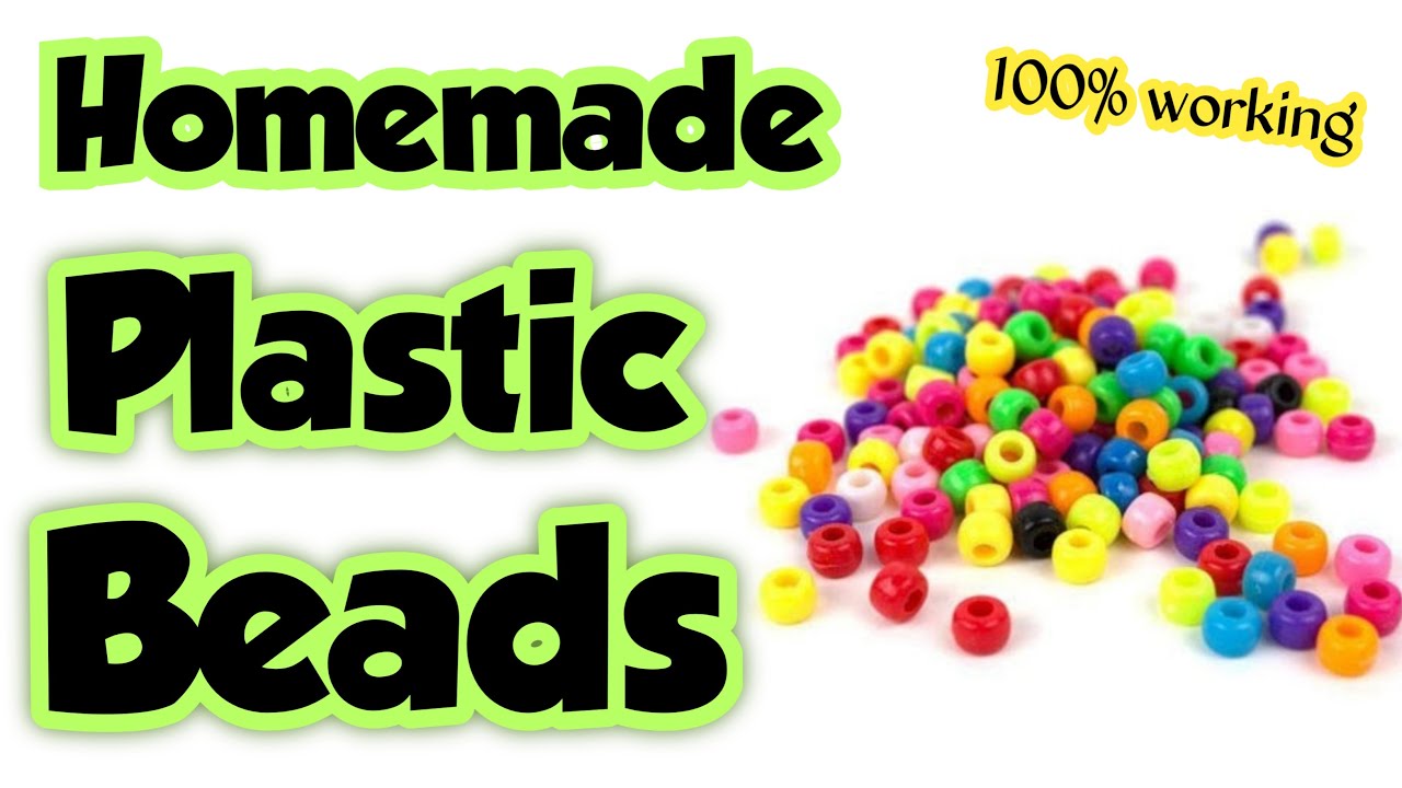 How To Make Plastic Beads At Home | DIY Homemade Plastic Beads - YouTube