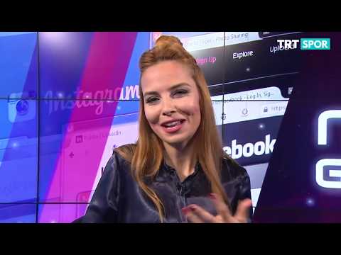 Deniz Satar in Satin Blouse