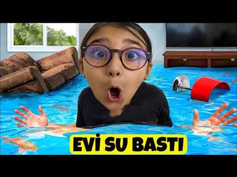 OLAMAZ ELİF ASEL MUSLUĞU AÇIK UNUTTU EVİMİZ SULAR ALTINDA KALDI !!‼️