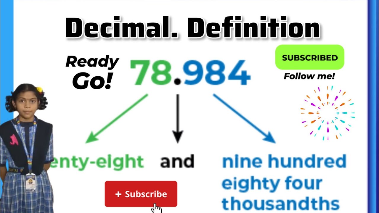 Explanation About " Decimal Definition ".....💥 - YouTube