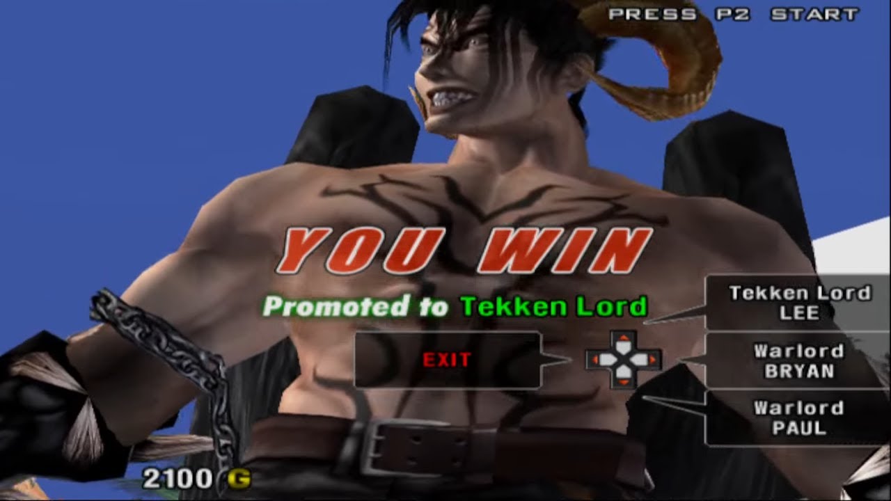 Tekken 5 - Devil Jin - Arcade Mode - HD - 60 FPS - Master - Tekken Lord ...