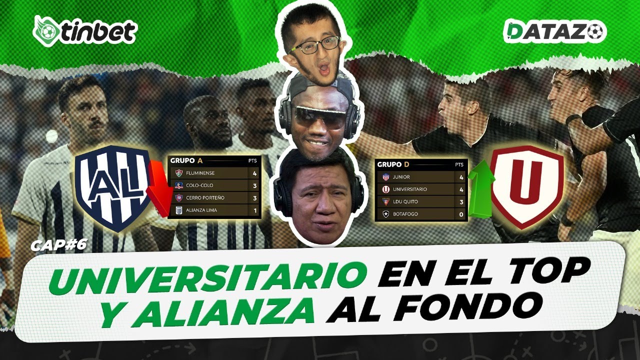 #UNIVERSITARIO FIRME EN LA LIBERTADORES, #ALIANZA LO PIERDE EN LA ÚLTIMA. LIGA 1 - DATAZO #6 ...