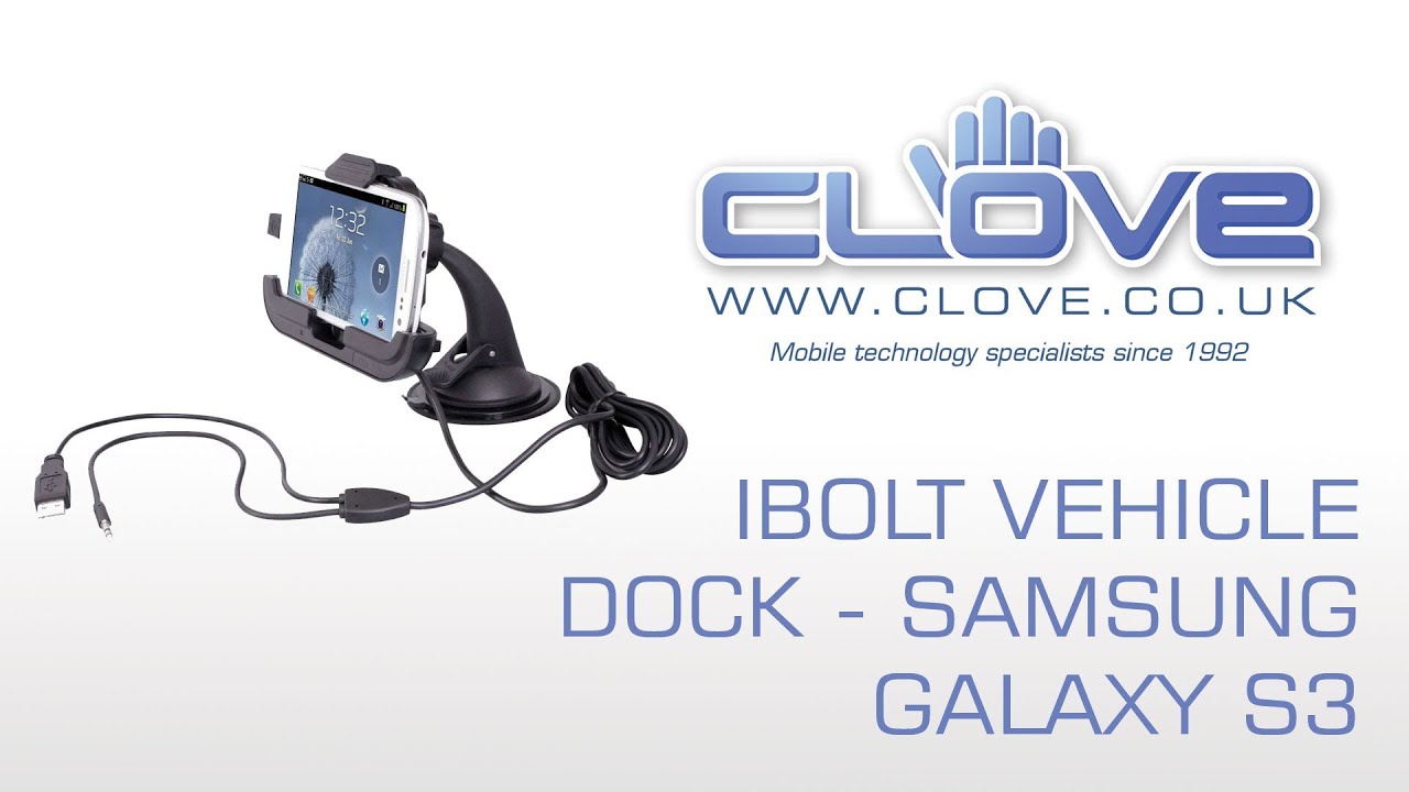 iBolt Vehicle Dock - Samsung Galaxy S3 - Unboxing - YouTube