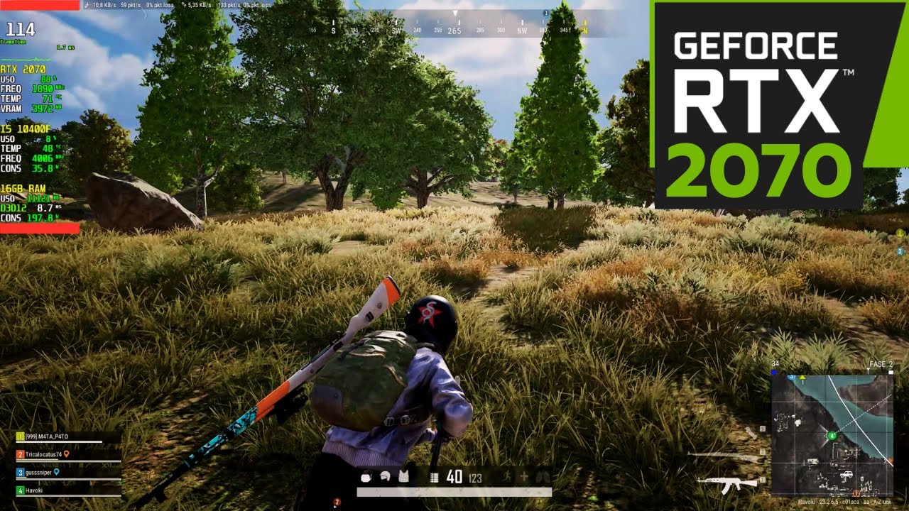 PUBG | RTX 2070 + i5 10400F ( 1080p Maximum Settings) - YouTube