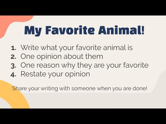 Whats Your Favorite Animal English Conversation Lesson 9 : What’s