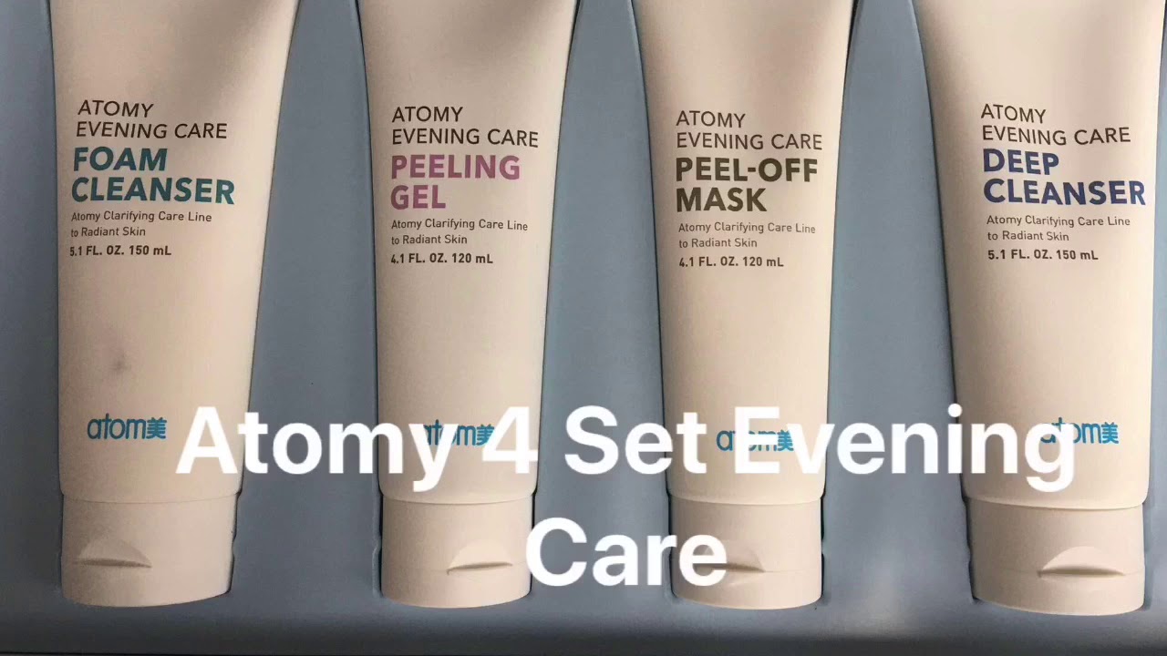 Atomy Evening Care 4 Set - YouTube