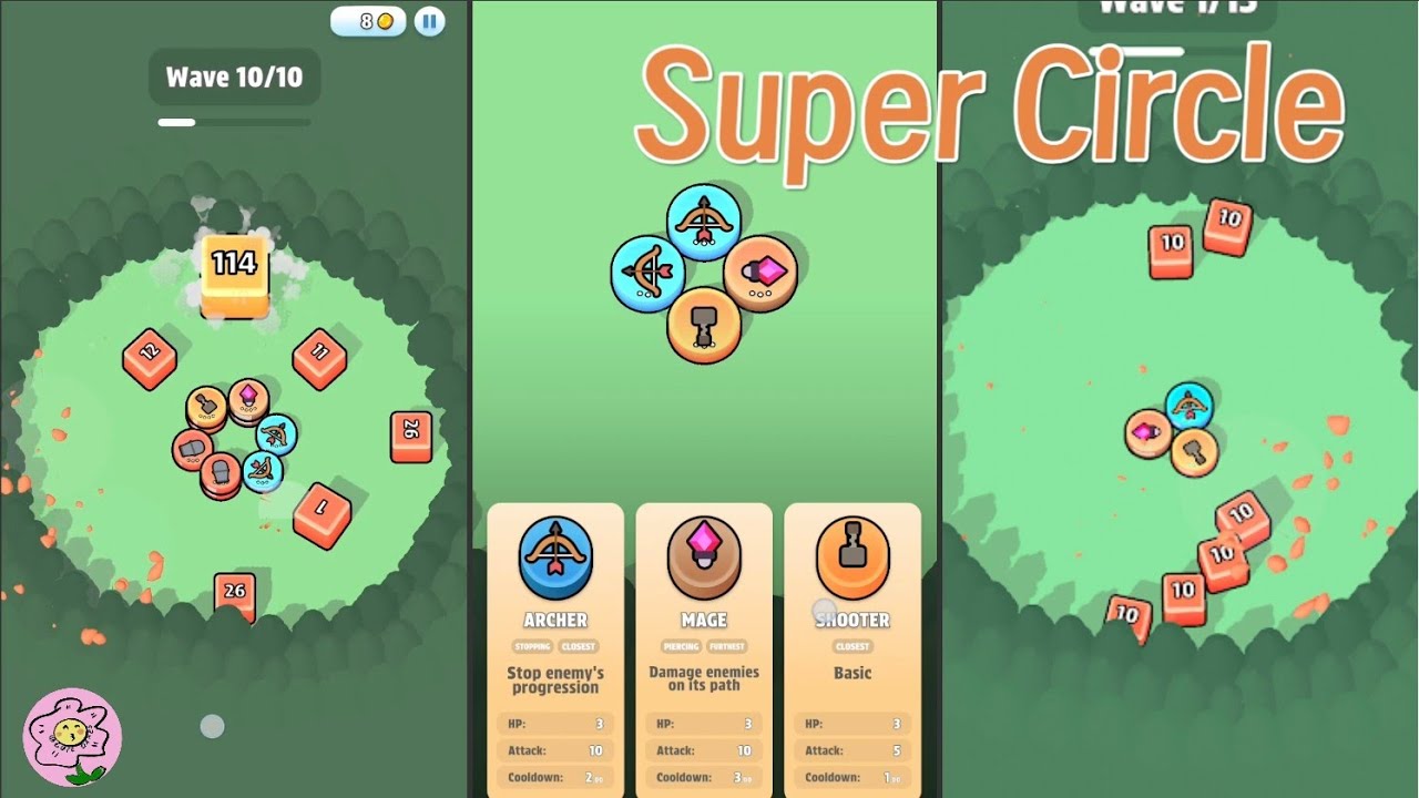 Super Circle Game Gameplay Mobile Android - YouTube