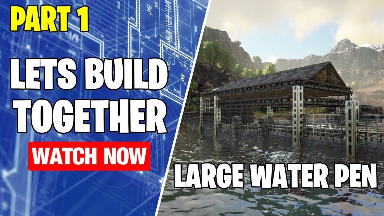 LIVE BUILD - LARGE WATER PEN \\ PART I - YouTube