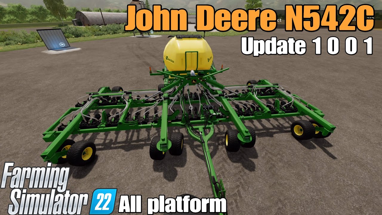 John Deere N542C / FS22 UPDATE for all platforms - YouTube