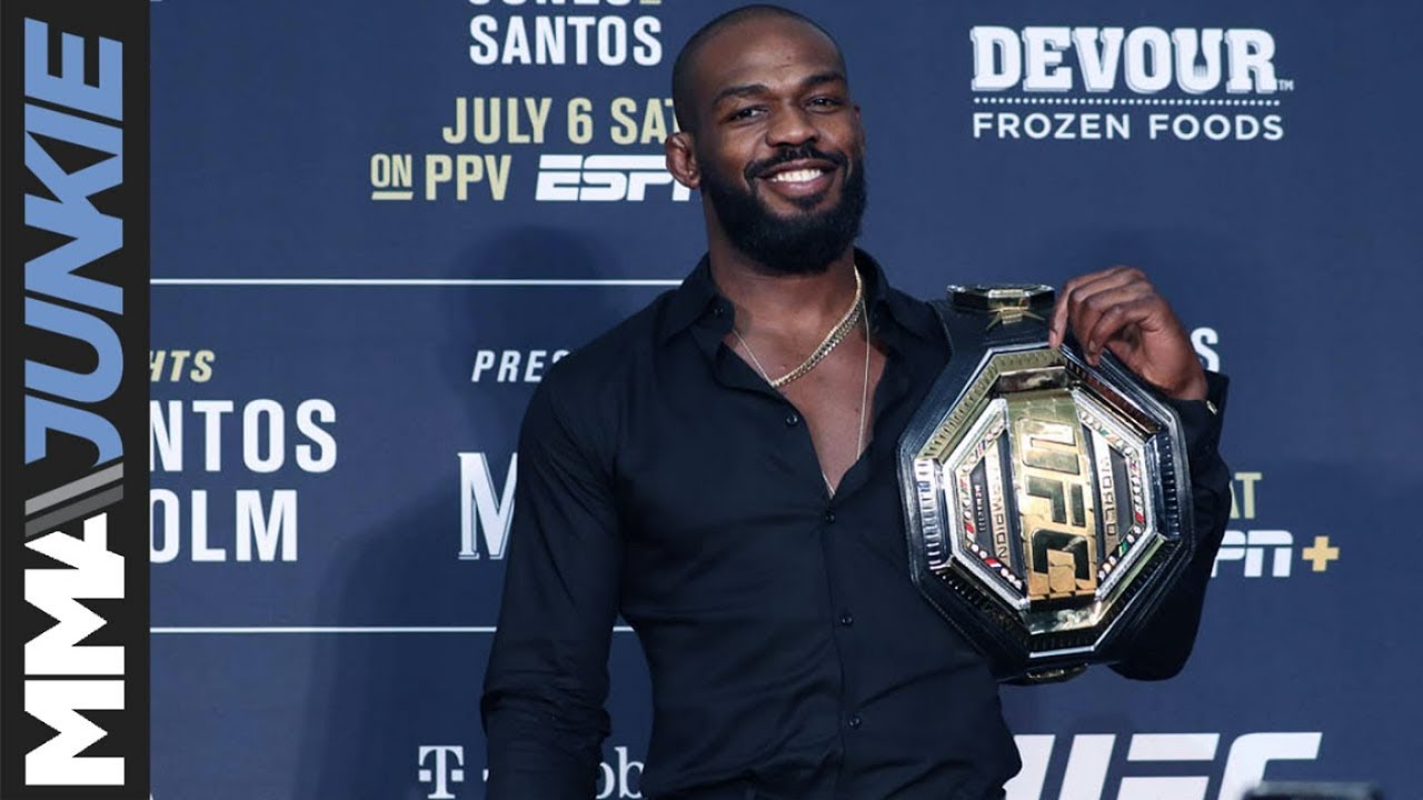 UFC 239: Jon Jones post fight press conference interview - YouTube