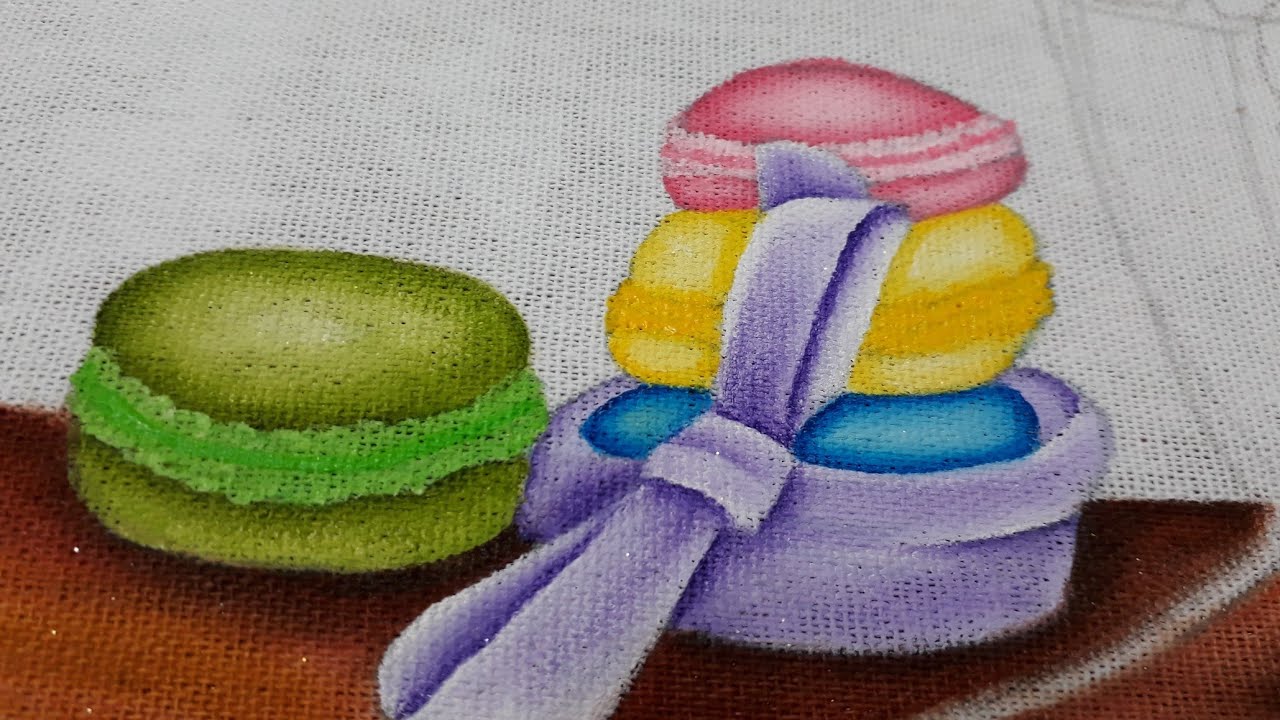 Como pintar macarons pt1😍 🤗💋🤩 - YouTube