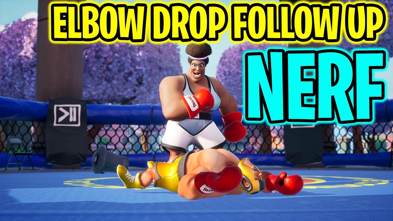Elbow drop Follow up NERF | Rumbleverse - YouTube