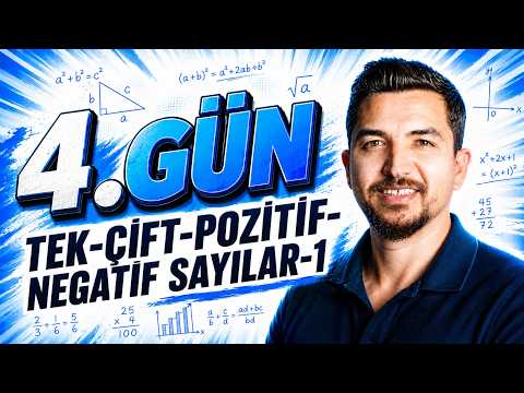 2027 İlyas Güneş I YKS Matematik Kampı 4. Gün 1. Ders | Tek-Çift ve Pozitif-Negatif Sayılar